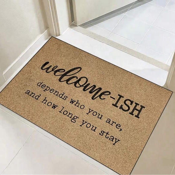 Accents | Welcomeish Funny Graphic Door Mat | Poshmark